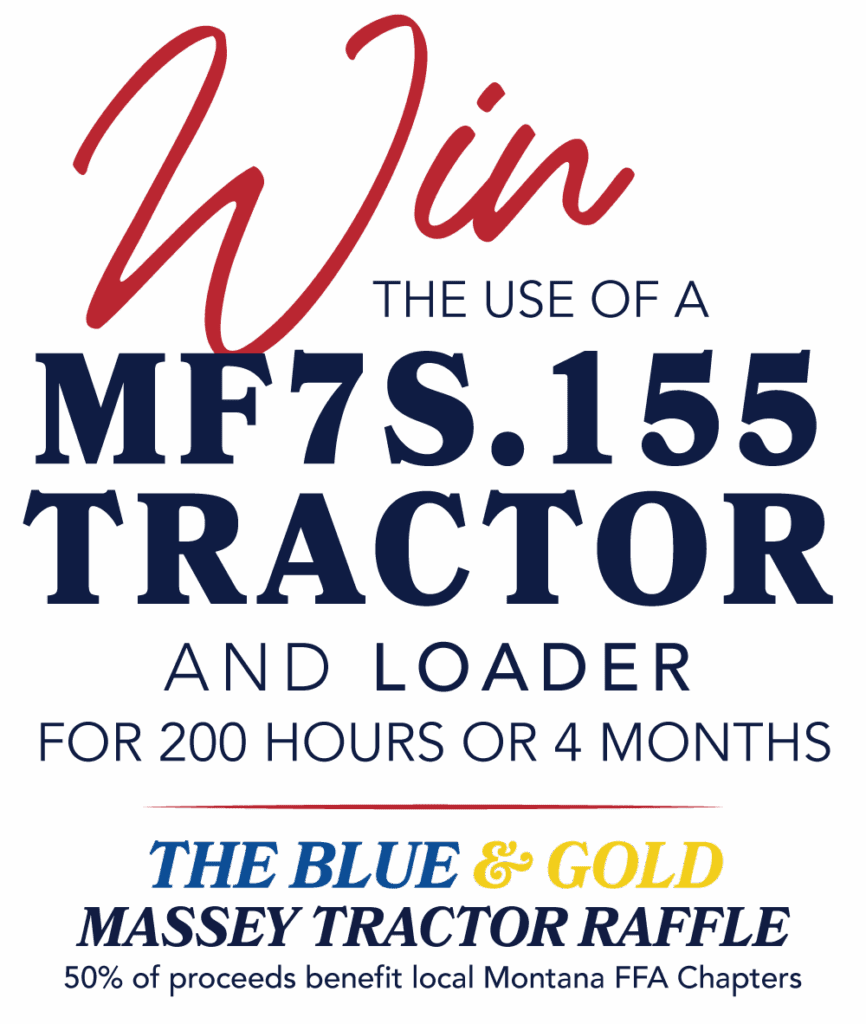 Blue & Gold Massey Ferguson Tractor Raffle - Montana Stockgrowers ...